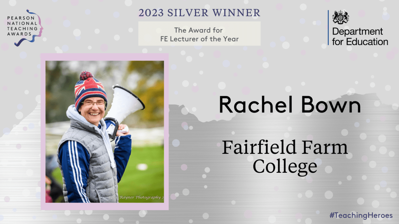 Rachel Bown Wins At Pearson National Teacher Awards - Fairfield College ...